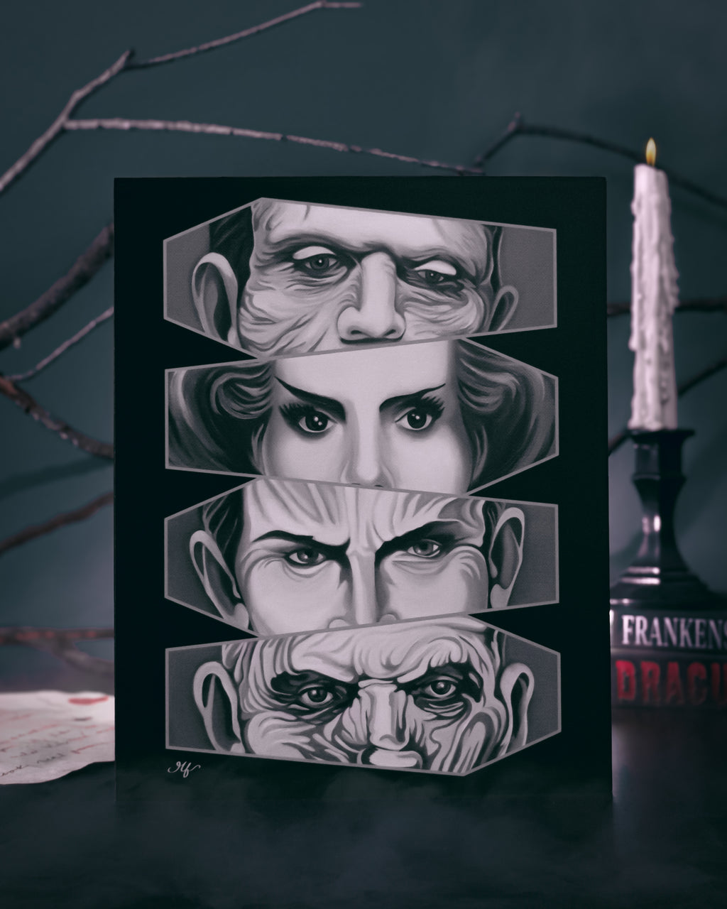 Universal Monsters Art Print – Life After Death Designs
