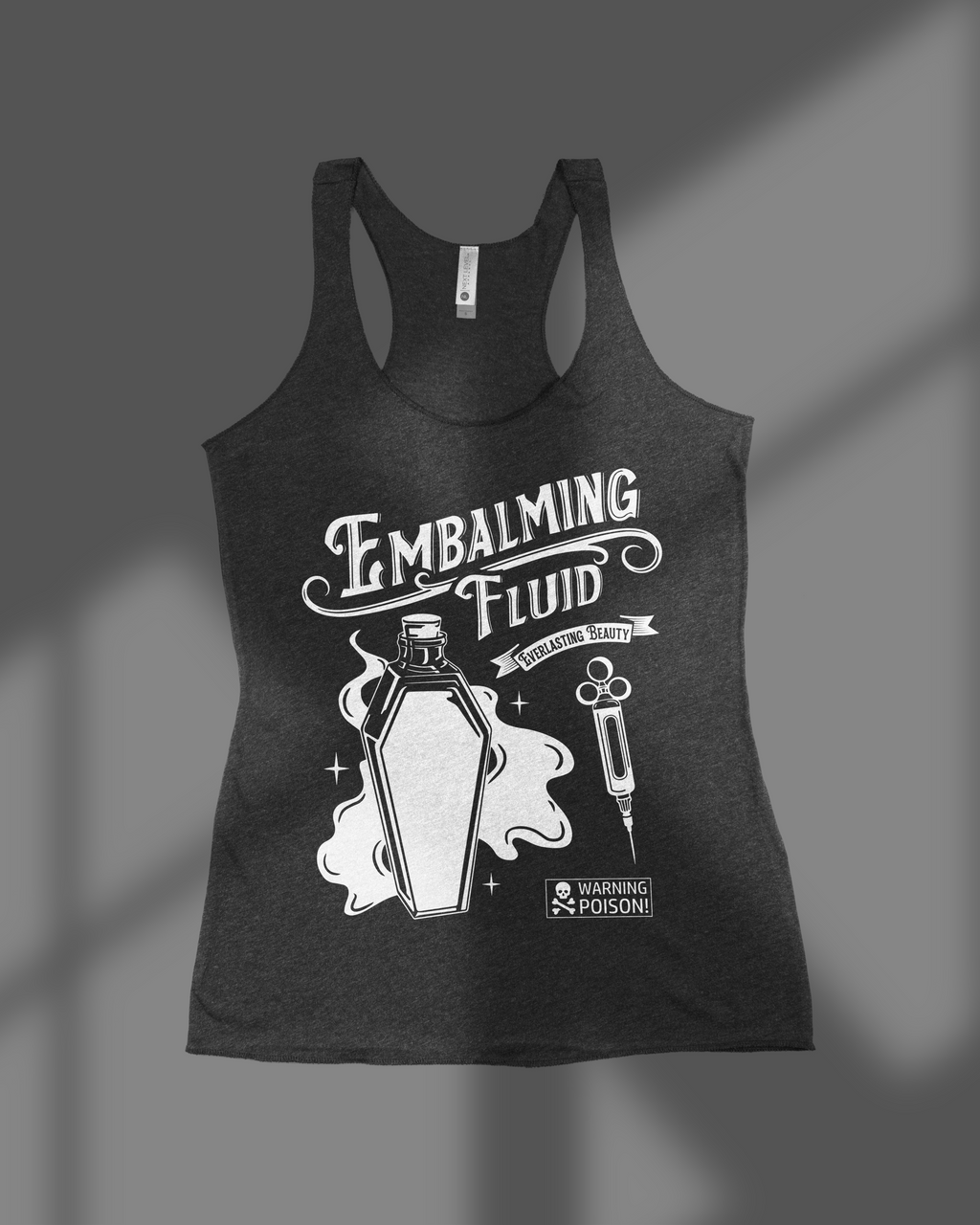 Embalming Fluid Racerback Tank – Life After Death Designs