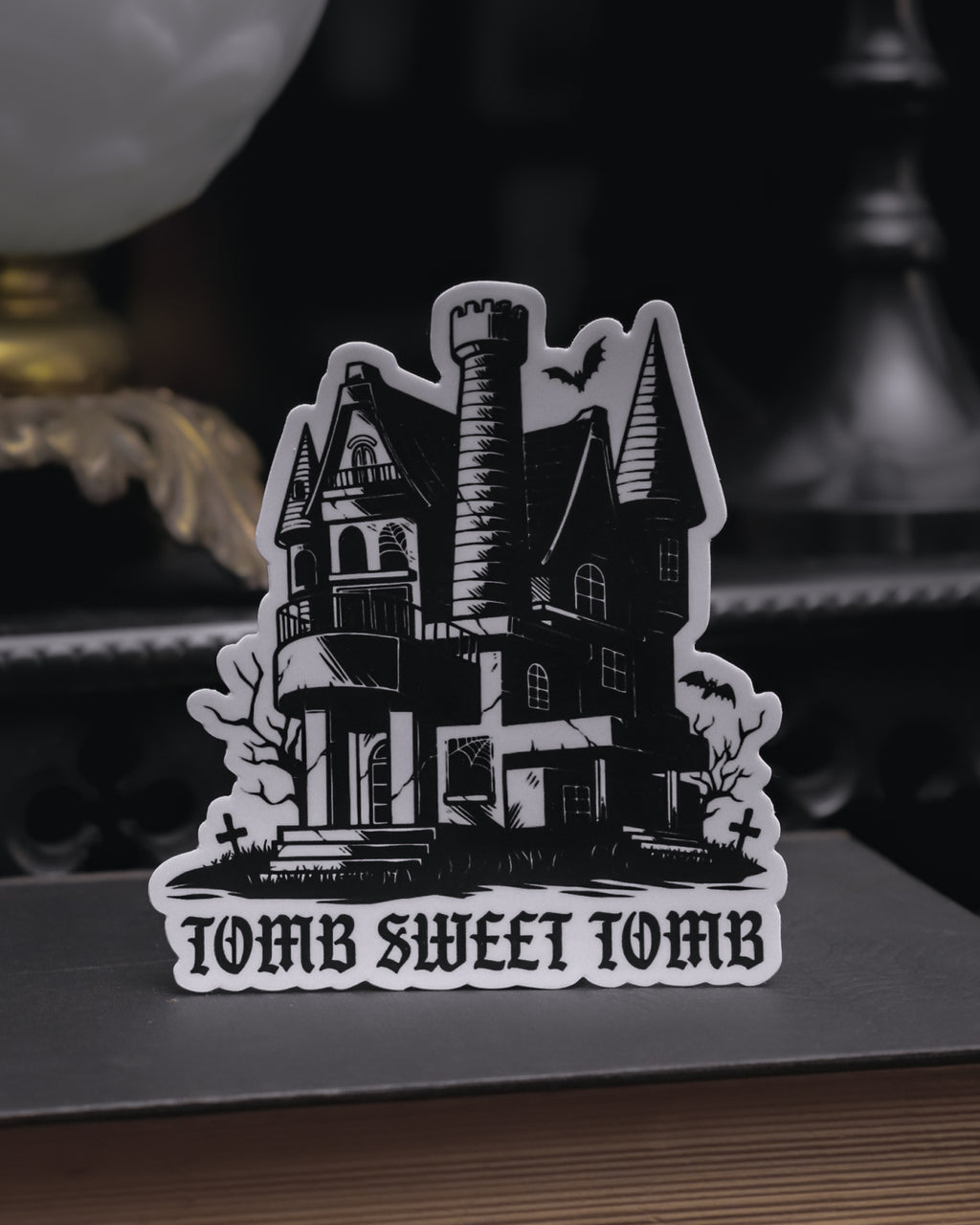 Matte "Tomb Sweet Tomb" Sticker - 4" – Life After Death Designs